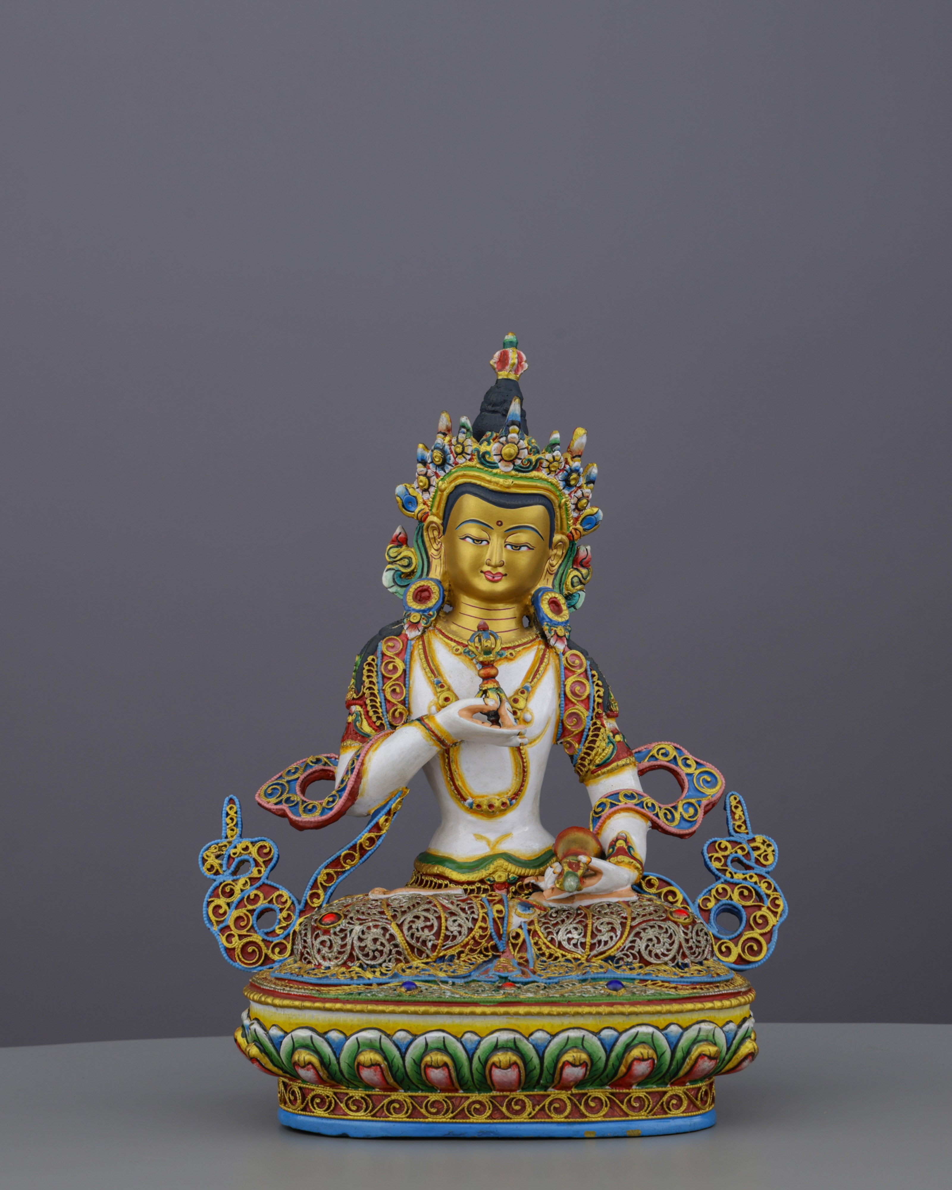 Vajrasattva Statue | The Diamond Being Who Purifies All Karma – Vajra Icon